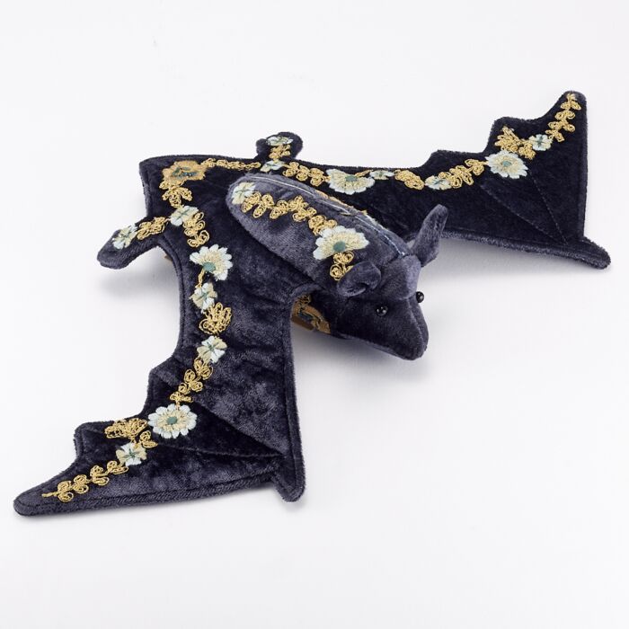 Anke Drechsel Silk Velvet Animal Bat Nightshade