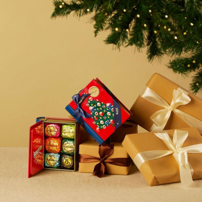 Venchi Holiday Mini Book with Assorted Chocolates
