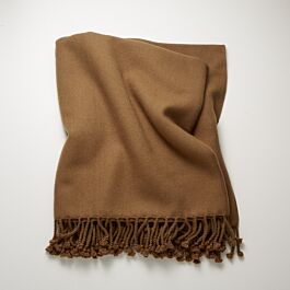4-Ply Cashmere Throw Otter